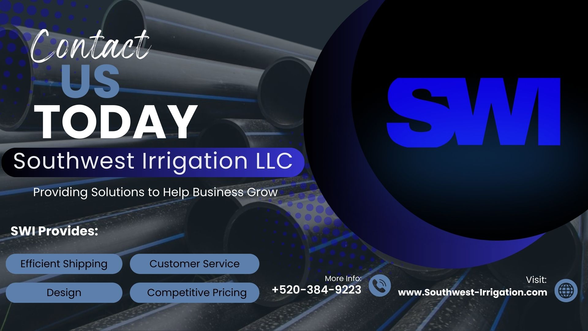 Southwest Irrigation LLC – Leading Supplier of Irrigation Systems